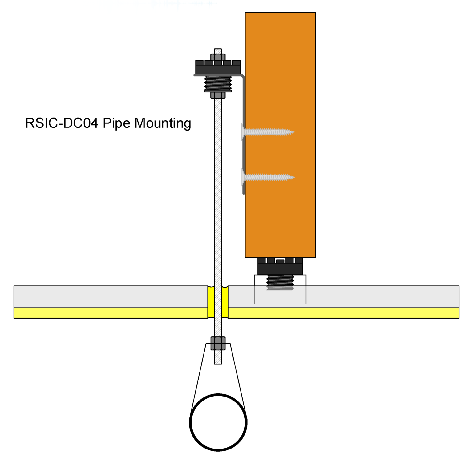 Sound Isolation Brackets | RSIC-DC04 | PAC International, LLC